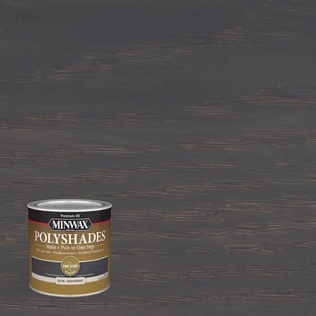 Minwax Minwax PolyShades Semi-Transparent Satin Aged Barrel Stain/Polyurethane Finish 1/2 pt ...